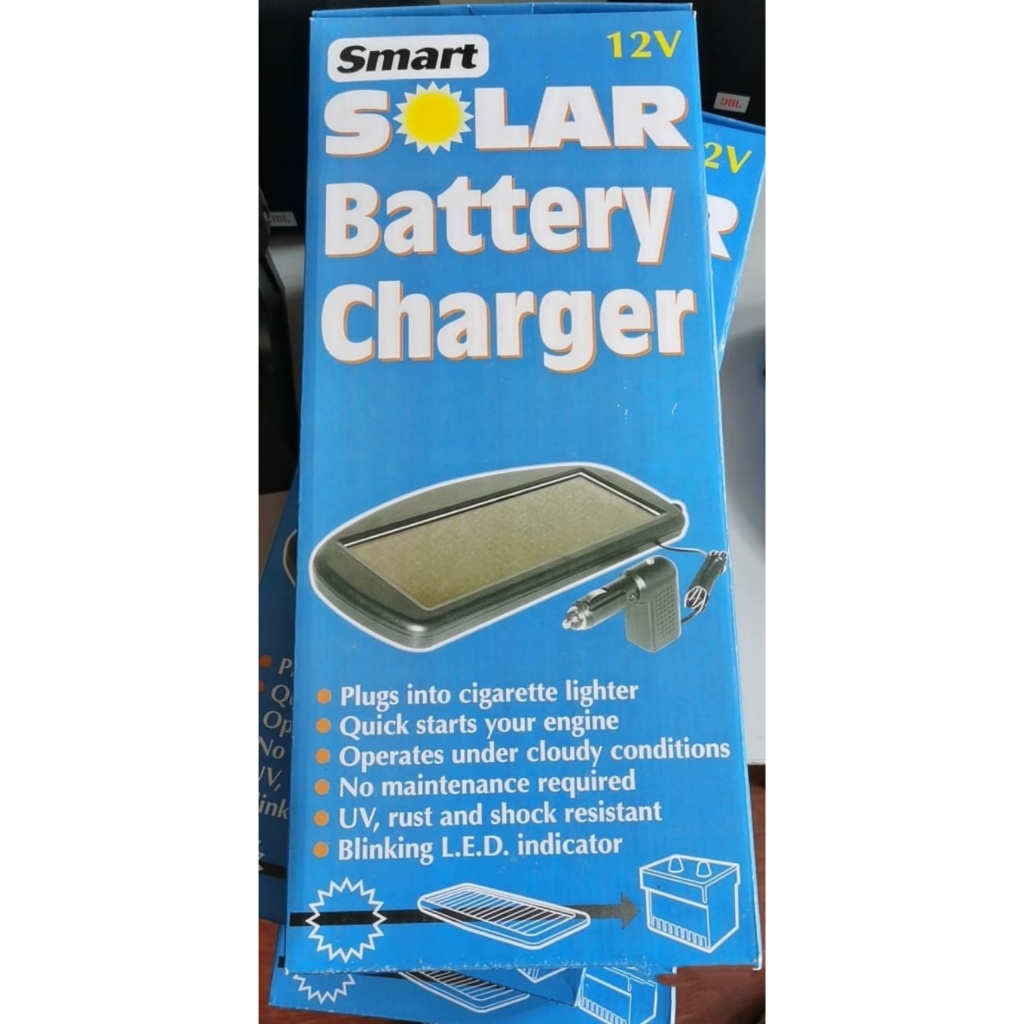 Solar Car Battery Trickle Charger & Maintainer 12V Solar Panel Power ...