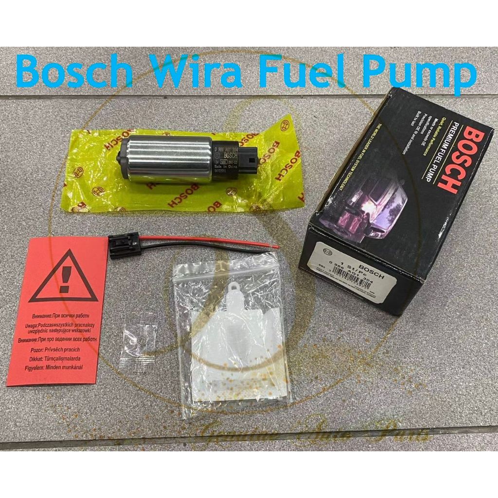 (100% ORIGINAL) BOSCH FUEL PUMP Proton Wira Satria Putra Arena Perdana ...