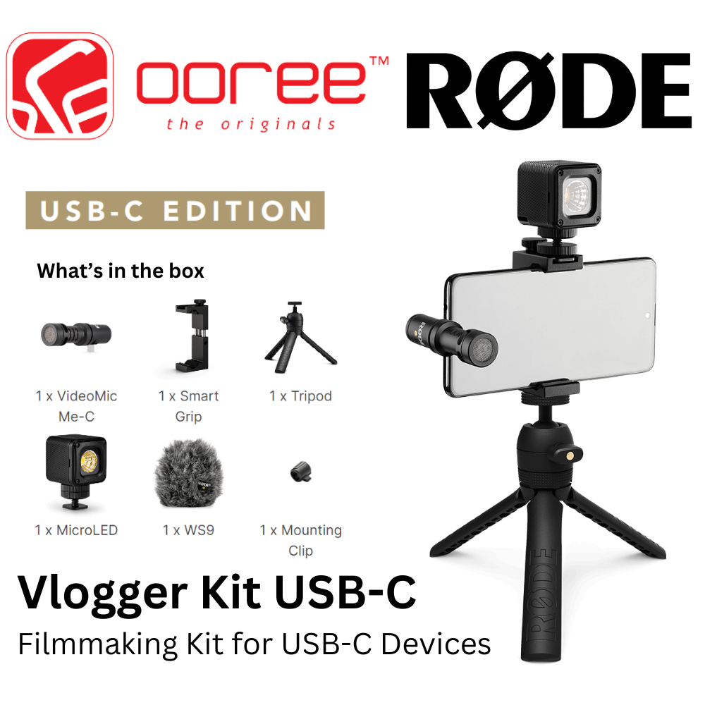 RODE VLOGGER KIT USB-C (VLOGVMMC) / VLOGGER KIT IOS (VLOGVMML) MOBILE ...