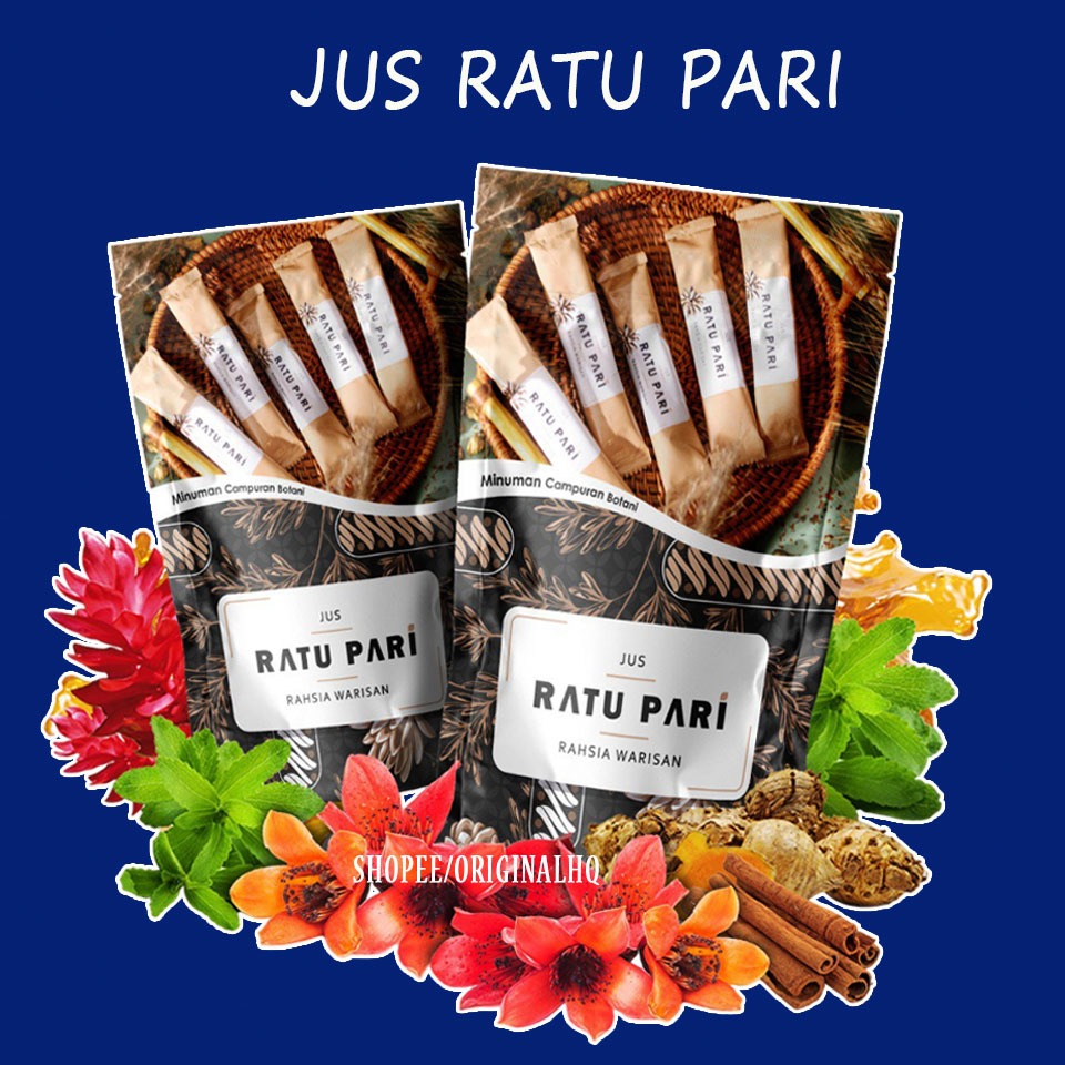 [15 SACHET] Jus Ratu Pari –Minuman Herba Tradisional Berkualiti Tinggi ...