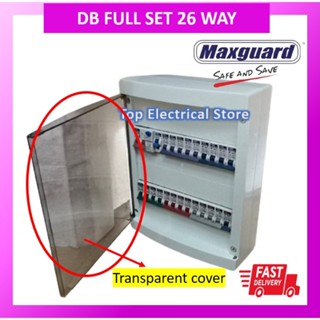 DB BOX 26 WAY (FULL SET) EPS/MAXGUARD DISTRIBUTION BOARD SIRIM APPROVED ...