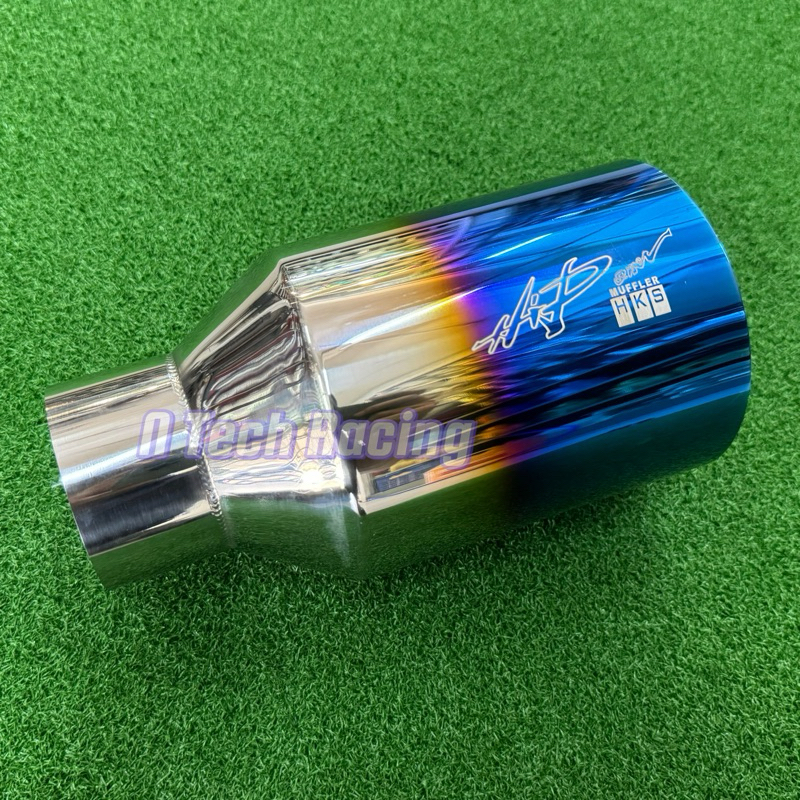 HKS HI-POWER Exhaust Tip Titanium Color 100% 304 STAINLESS STEEL UNIVERSAL HIGH QUALITY | Shopee ...