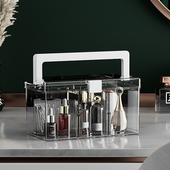 Acrylic Transparent First Aid Box Medical Kit Medicine Case Face Mask ...