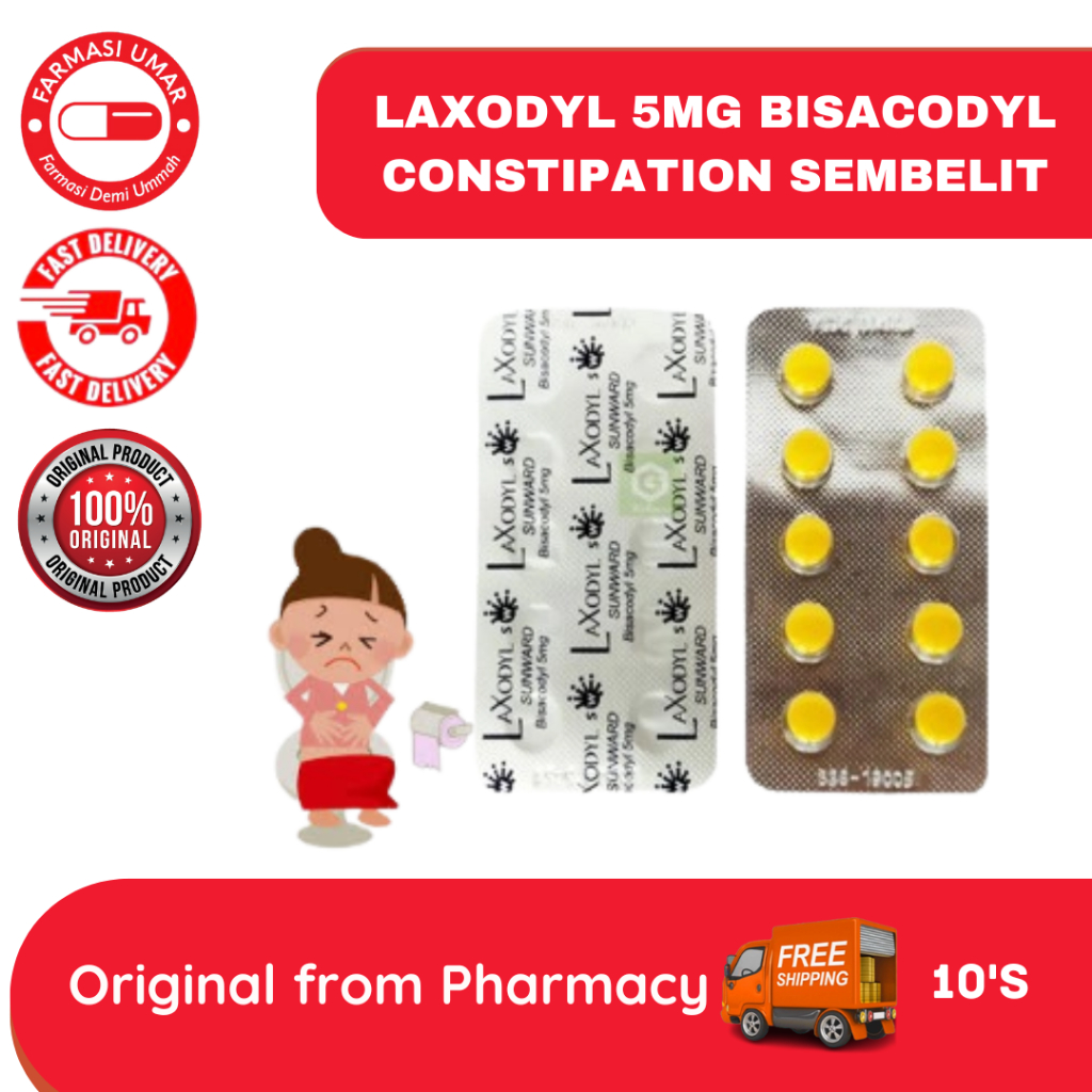 UBAT SEMBELIT LAXODYL BISCODYL 5MG (1STRIP) | Shopee Malaysia
