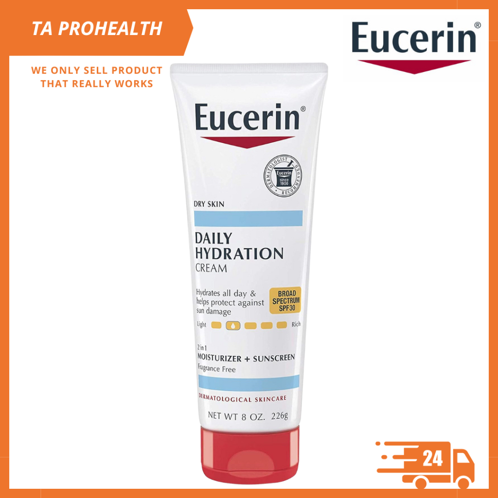 Eucerin Daily Hydration Cream SPF30 226g | Shopee Malaysia