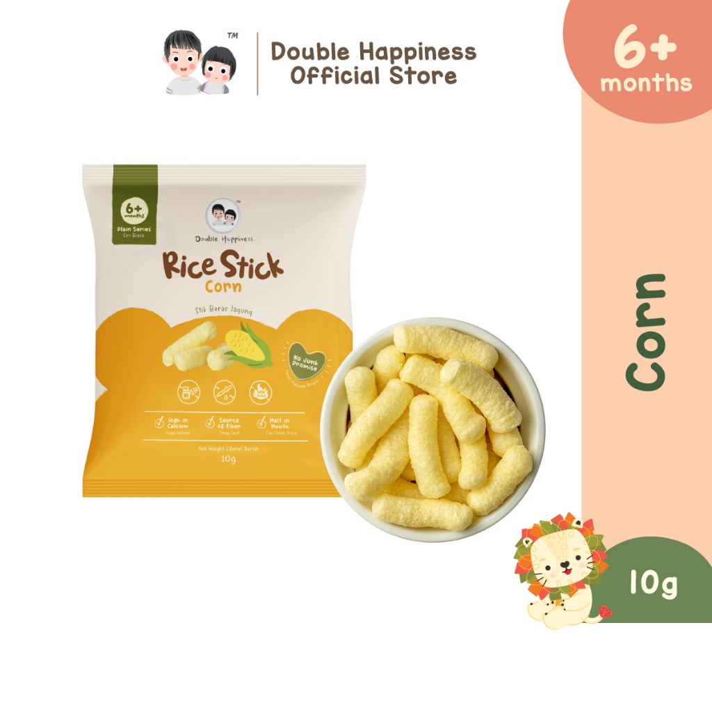 Double happiness rice stick for baby / baby puff / baby biscuit / 宝宝米饼 ...