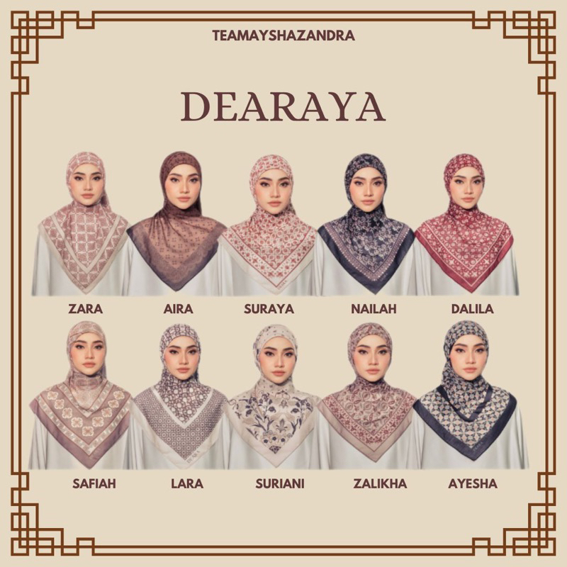 READY STOCK + FREEGIFT 📍 TUDUNG DEARA DEARAYA | Shopee Malaysia