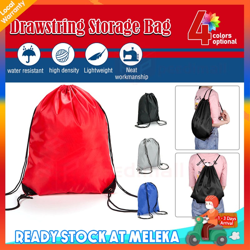 Drawstring Backpack Bag Sport Travel Marathon Storage Bags Leisure ...