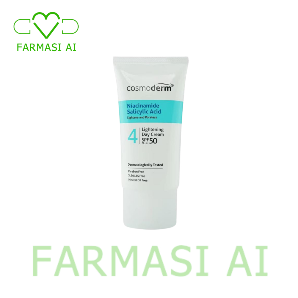 Cosmoderm Niacinamide Salicylic Acid Lightening Day Cream SPF50PA ...