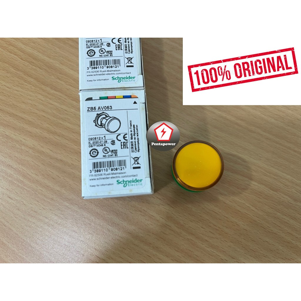 SCHNEIDER ZB5AV053 Head for pilot light, Harmony XB5, plastic, ORANGE ...