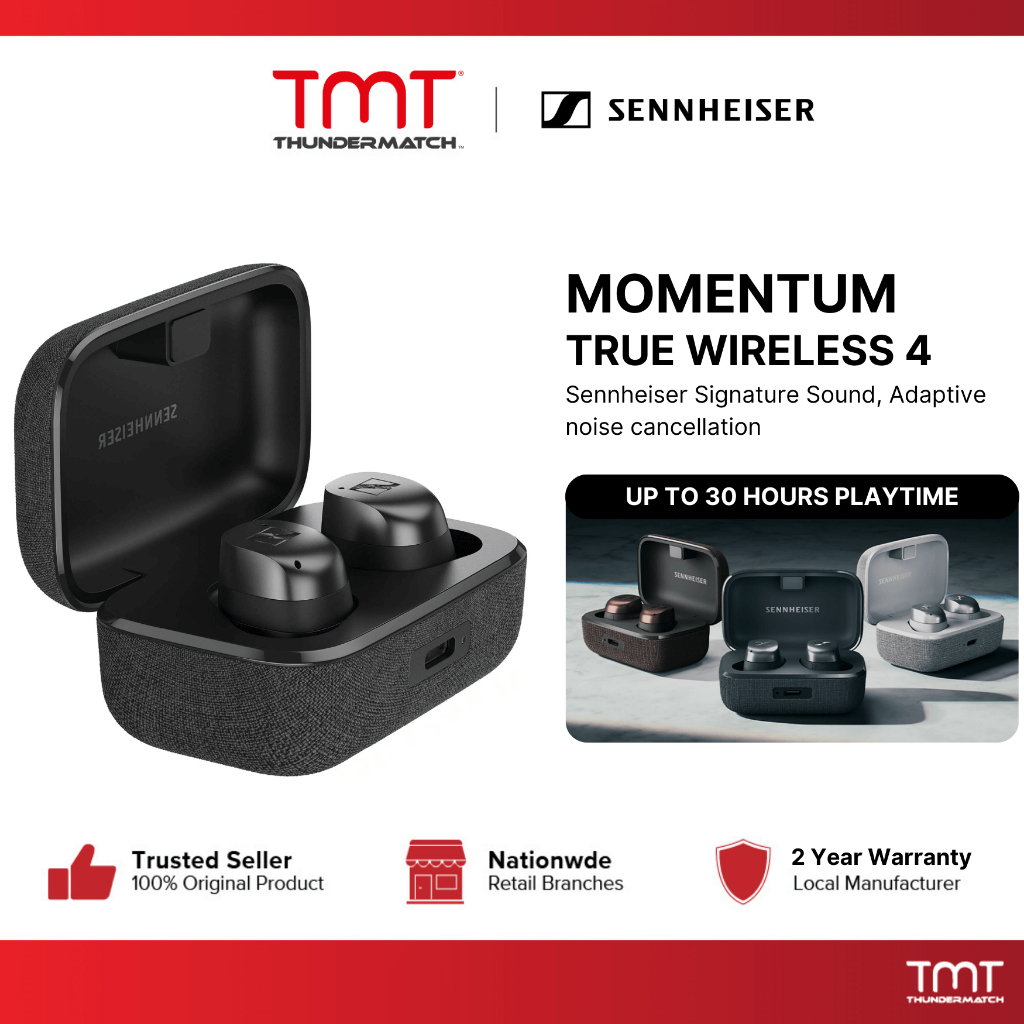 Sennheiser Official Momentum True Wireless 4 Earbuds - MTW4 | Comparable to WF-1000XM5 | Shopee ...