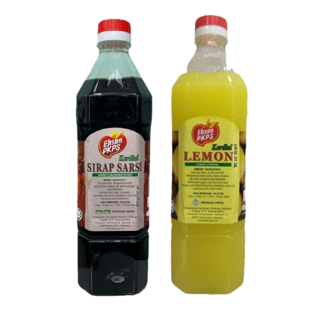 Kordial Sarsi dan Lemon (1 Liter) | Shopee Malaysia