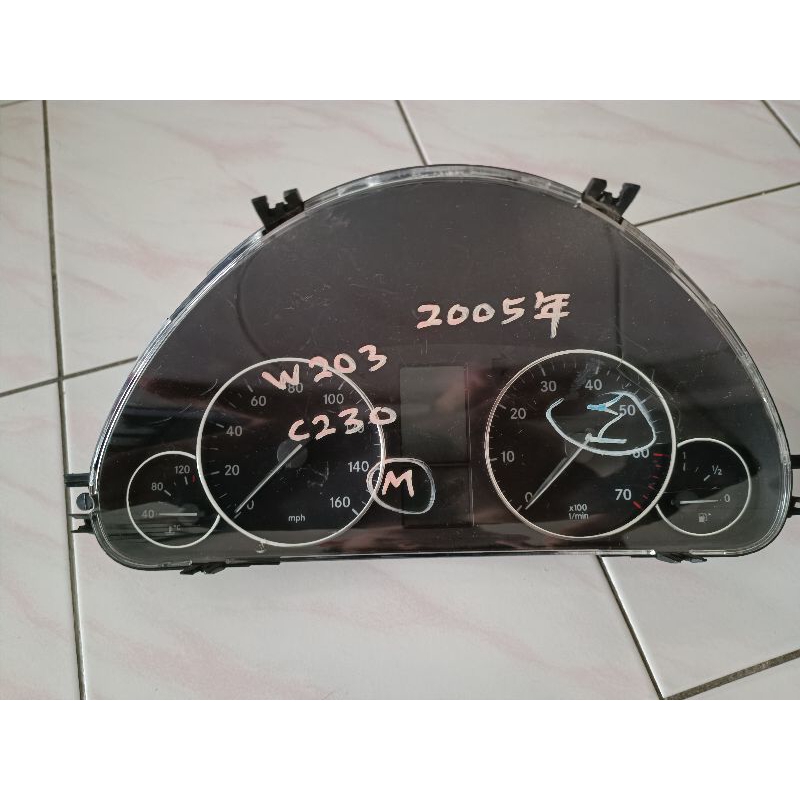 Mercedes W203 Facelift Cluster Meter *Blackout Rosak* | Shopee Malaysia