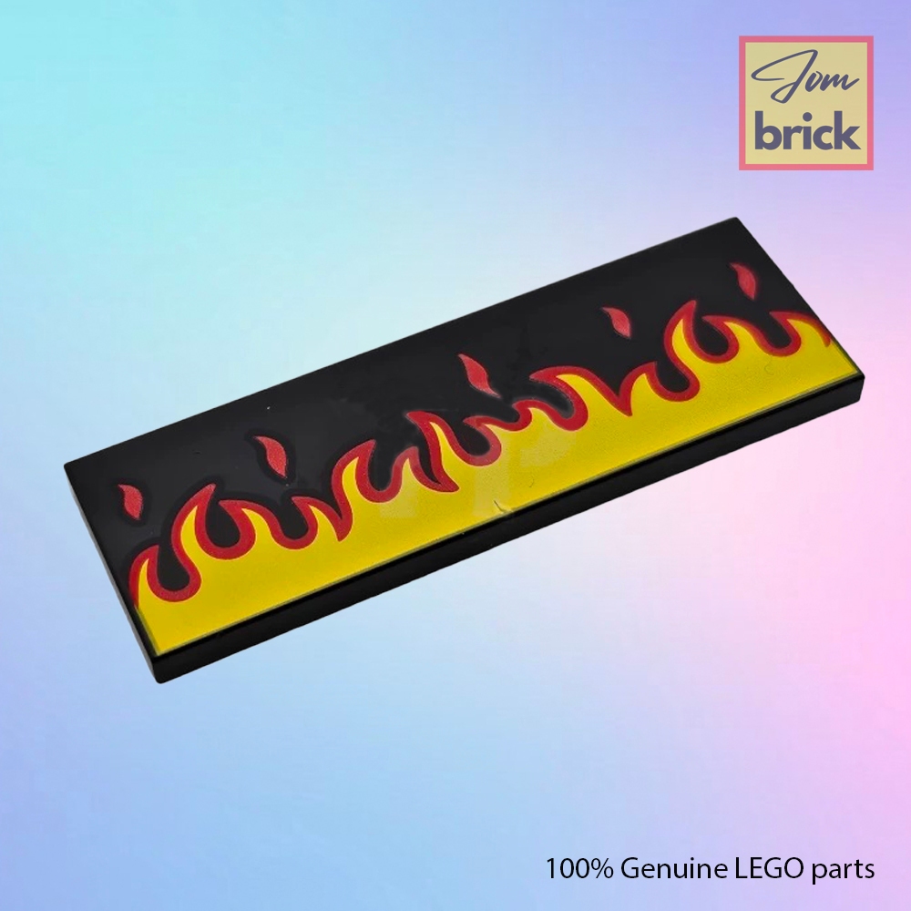 Original LEGO® Parts (Tiles Decorated) 105283 – 6461941 Tile 2x6 with ...