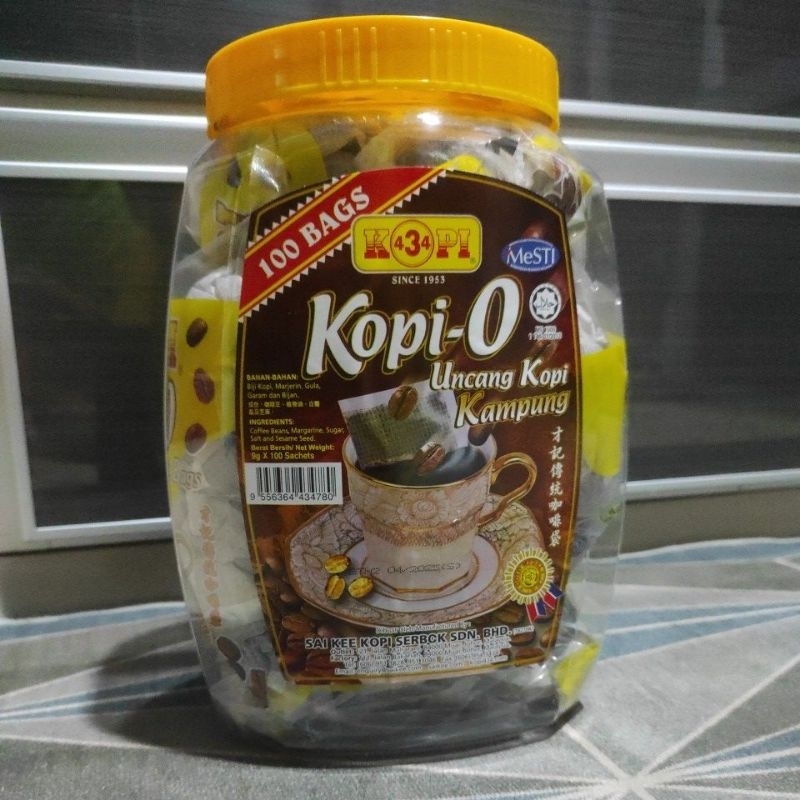 kopi 434 ( kosong O ) 100 uncang | Shopee Malaysia