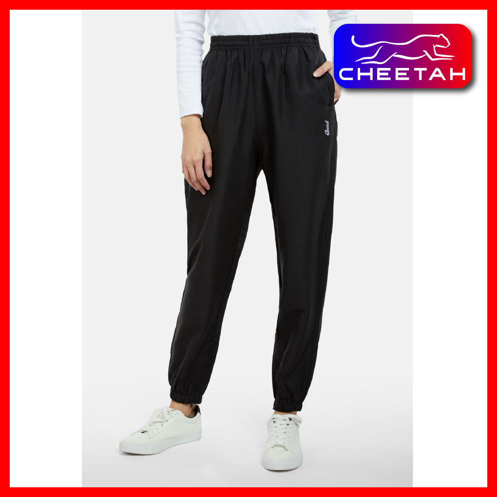 Cheetah Women Seluar Track Wanita Loose Cut Microfibre Polyester dengan ...