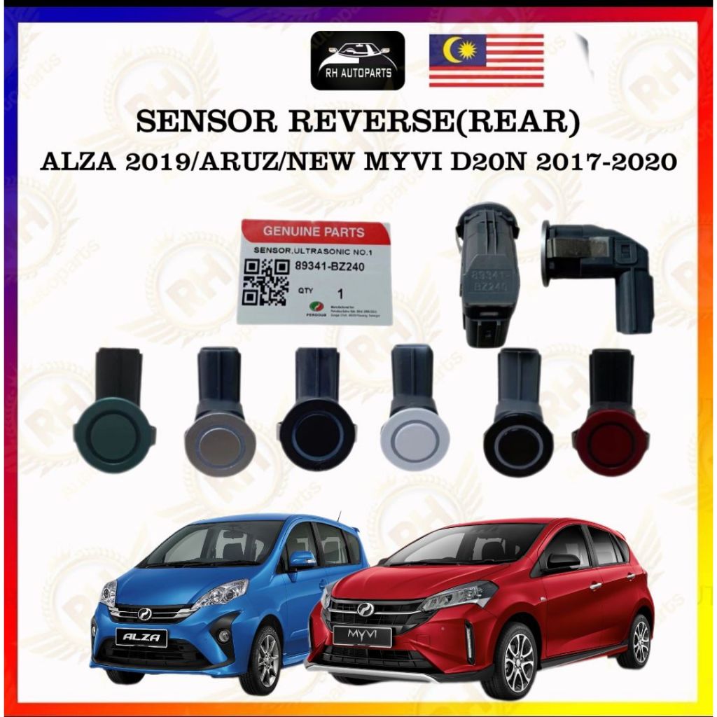 89341-BZ280 89341-BZ240 Perodua Alza 2019 Aruz Front Parking Sensor ...