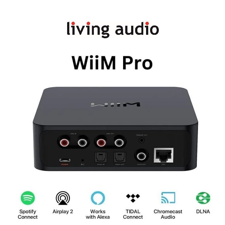 WiiM Pro Budget Audiophile Grade Music Streamer, WiFi Multiroom ...