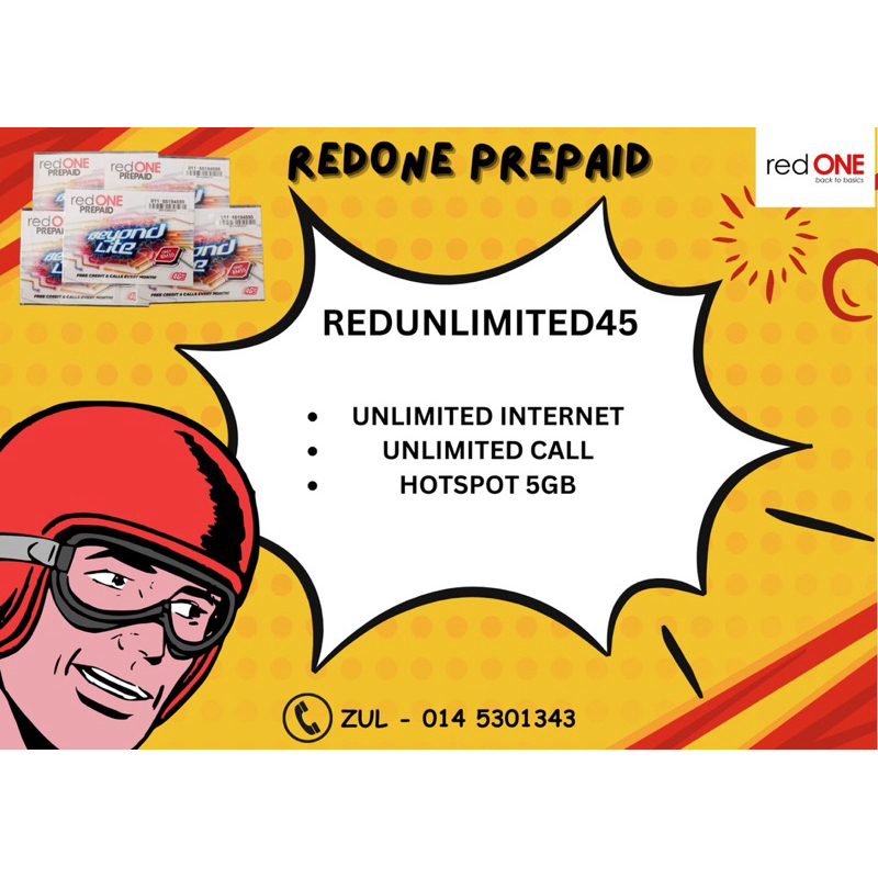 Redone Prepaid ( Boleh Self register/Daftar Sendiri ) | Shopee Malaysia