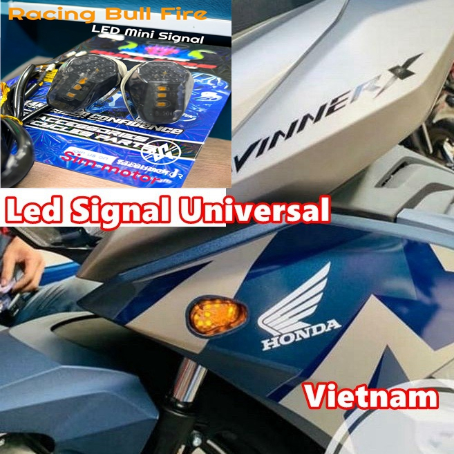 LED SIGNAL MOTOR UNIVERSAL KECIL RS150 RSX150 R15 R25 RS RSX WINNER X ...