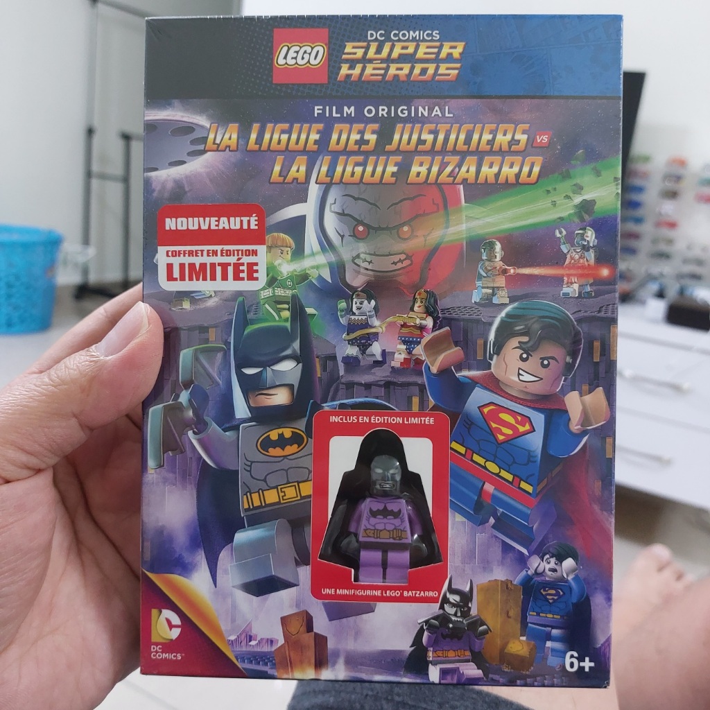 Lego DC Super Heroes Justice League vs Bizarro League DVD with Batzorro ...