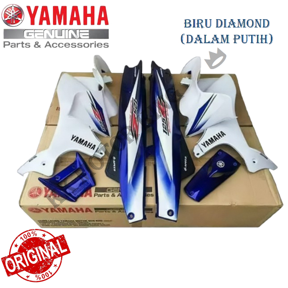 [DALAM PUTIH !!!] YAMAHA Y125 Y125ZR 125ZR COVERSET COVER SET BODY ...