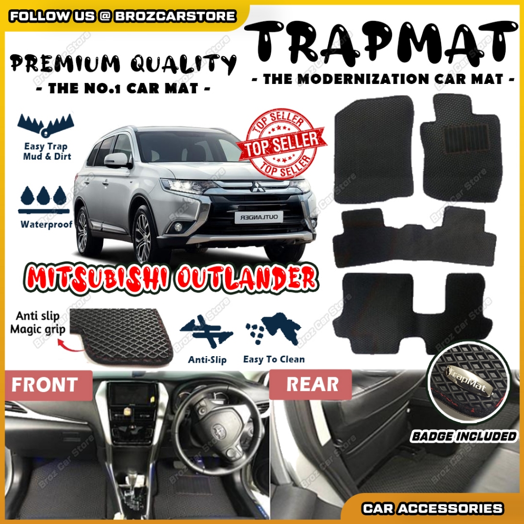🚗 TRAPMAT MITSUBISHI OUTLANDER 15-22 CarMat For Outlander Customize ...