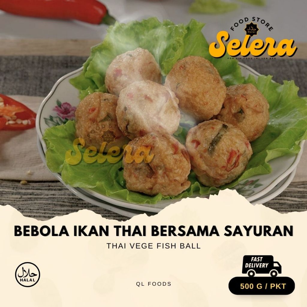 【SELERA】BEBOLA IKAN THAI BERSAMA SAYURAN (500 G) | Shopee Malaysia