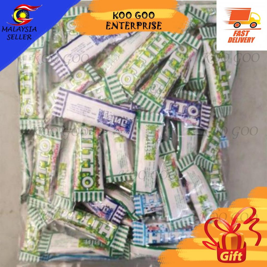HITTO CHEWY CANDY. 100PCS&50PCS DOUBLE LAYER COOL MINT GULA-GULA RAYA ...