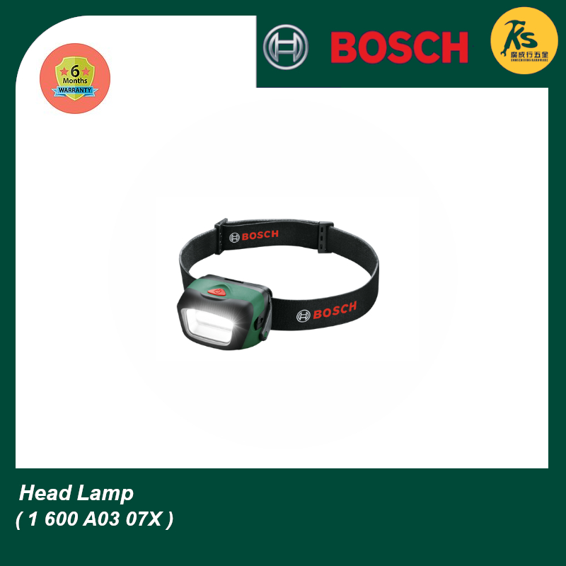 BOSCH Head Lamp ( 1 600 A03 07X ) | Shopee Malaysia