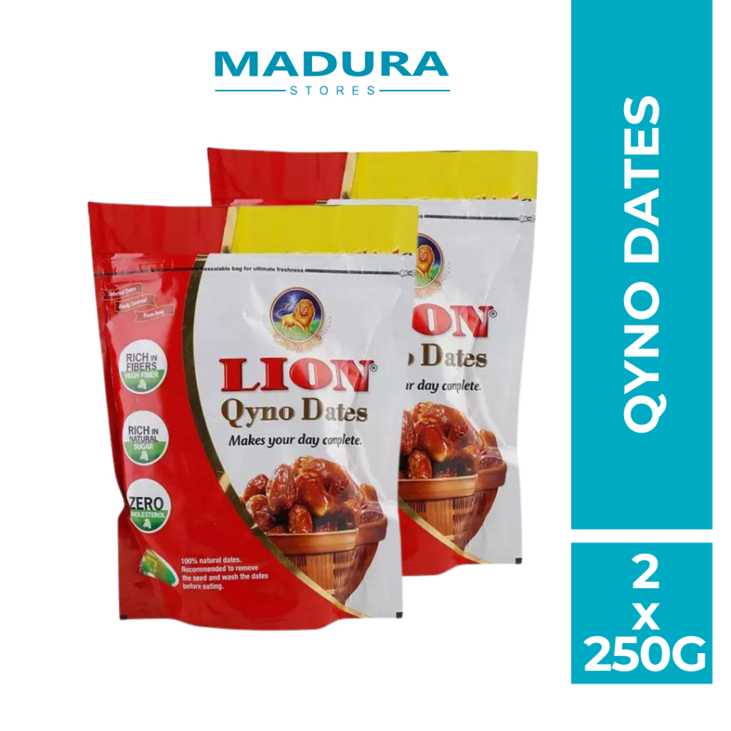 [BUY 1 FREE 1] Lion Qyno Natural Dates 250g | Shopee Malaysia