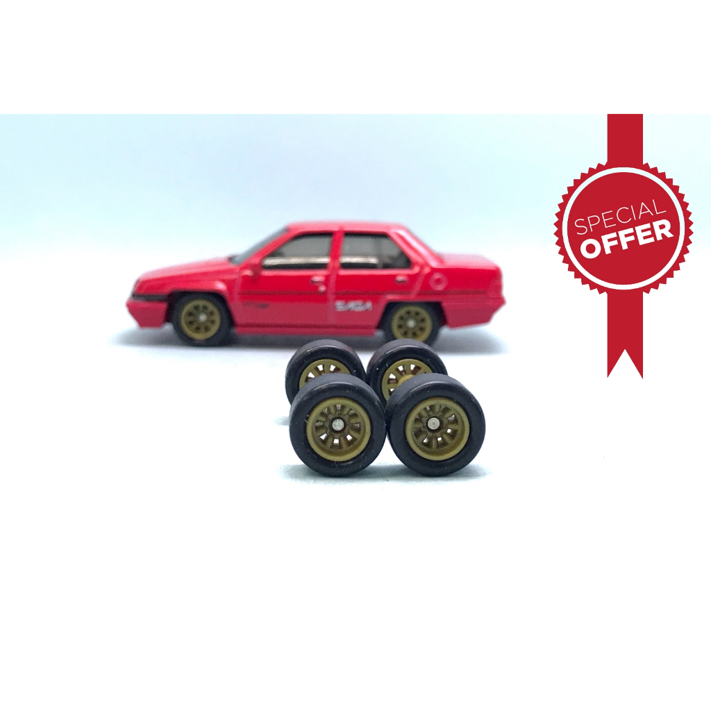 Z280 Hot Wheels Tayar Getah 1:64 Rubber Wheels Watanabe Bronze 10mm ...