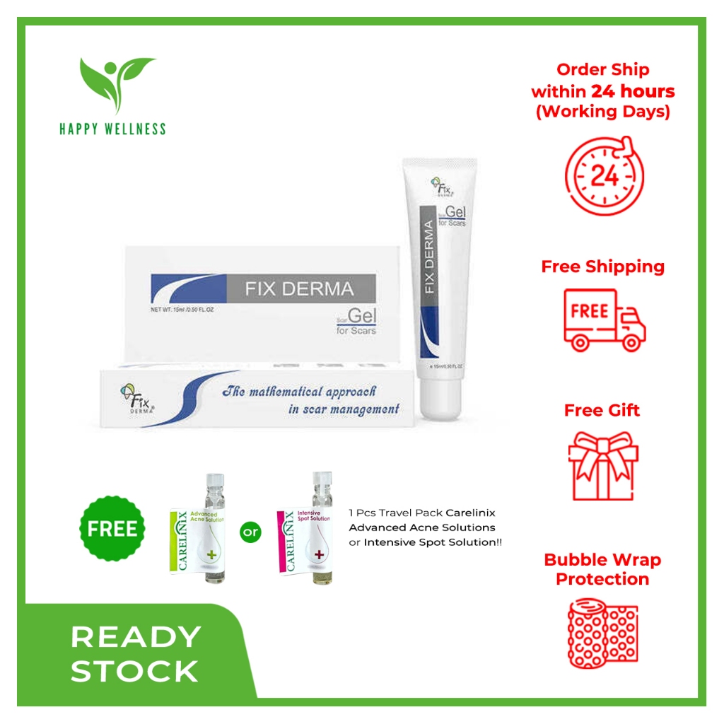 Fixderma Scar Gel For Scars 15ml (Exp: 1/2025) | Shopee Malaysia
