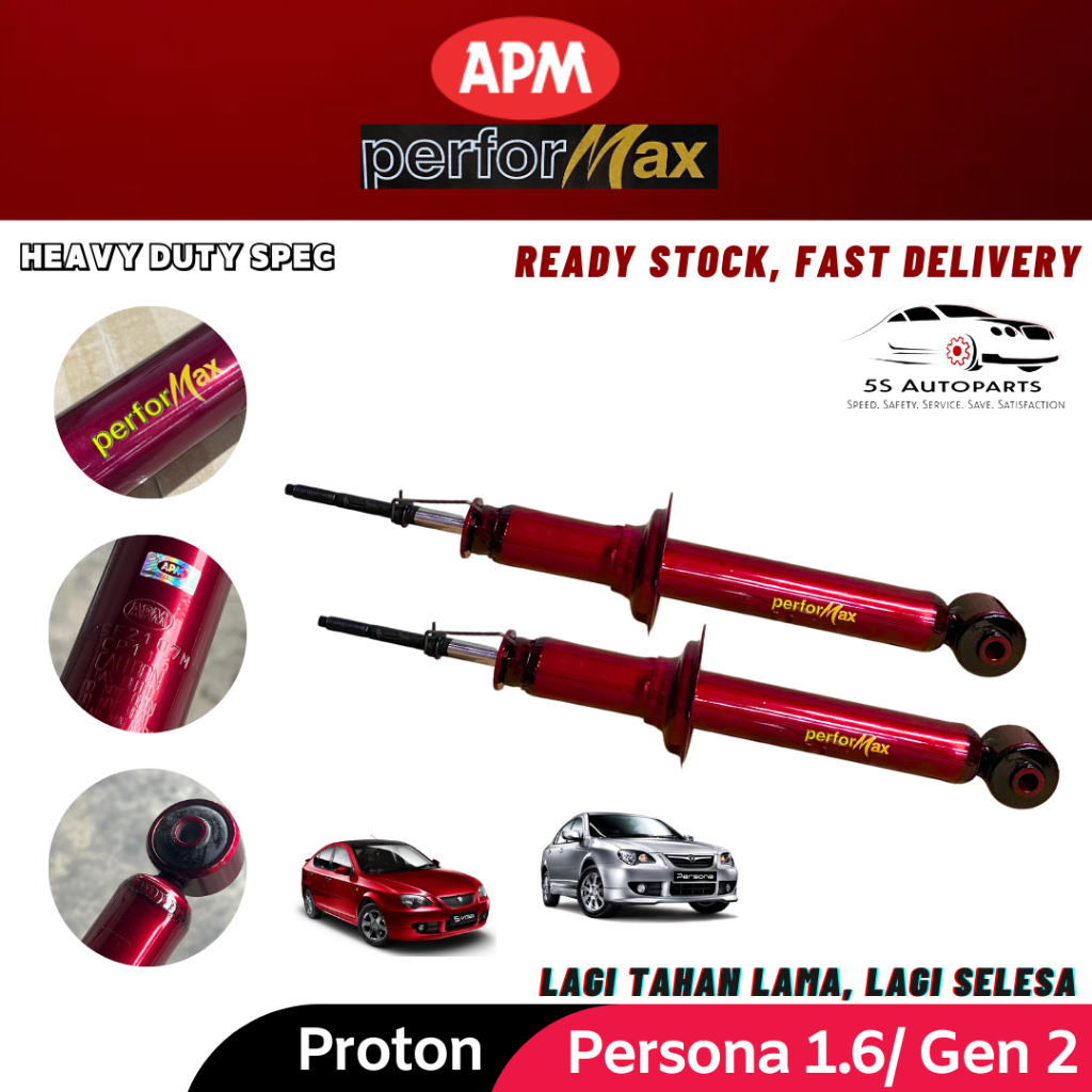 APM Performax Proton Persona 2007 / Gen 2 Rear Heavy Duty Sport ...