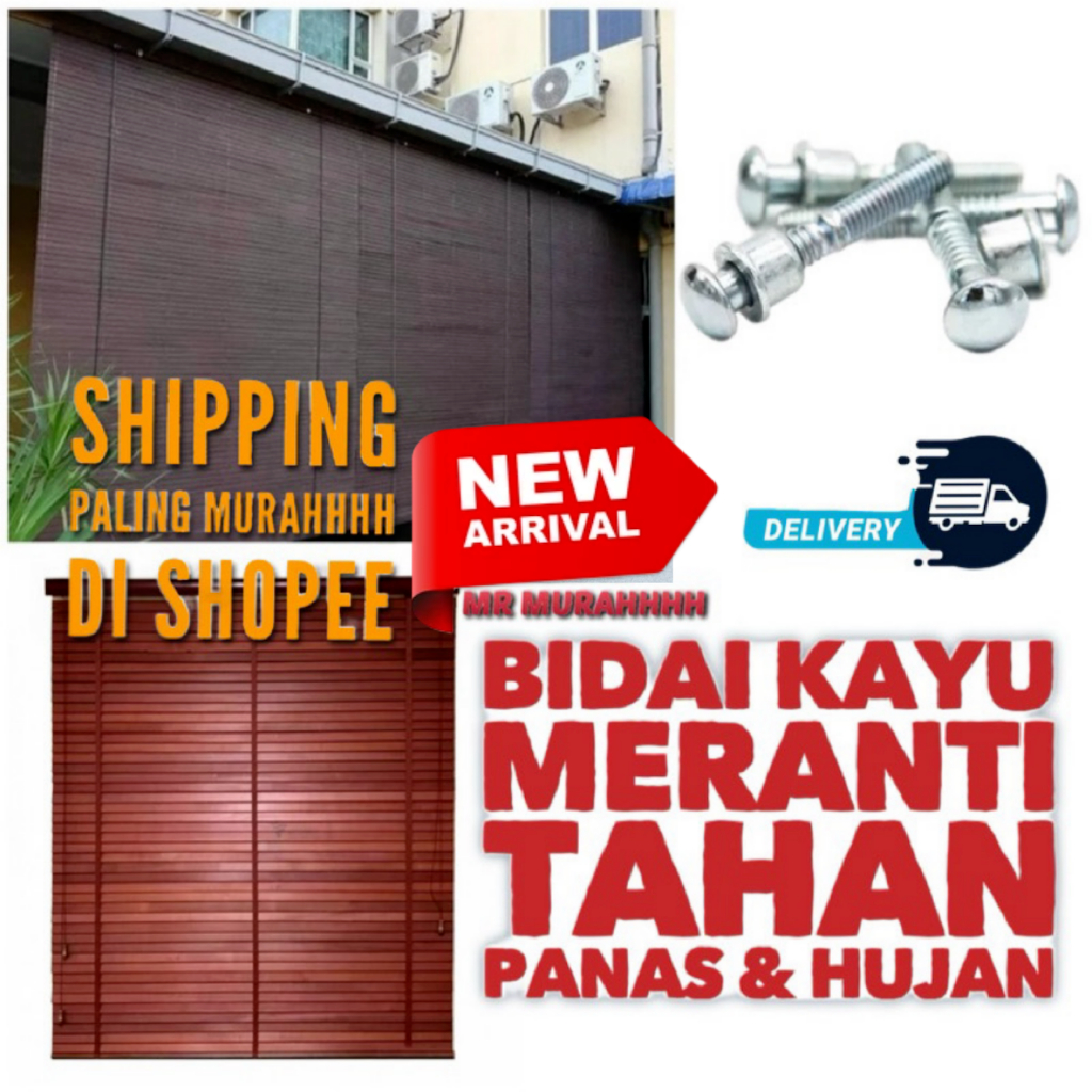Outdoor Bidai Raya 2024🌙 Original Wooden SALE 🇲🇾 Cheap SHIPPING in ...