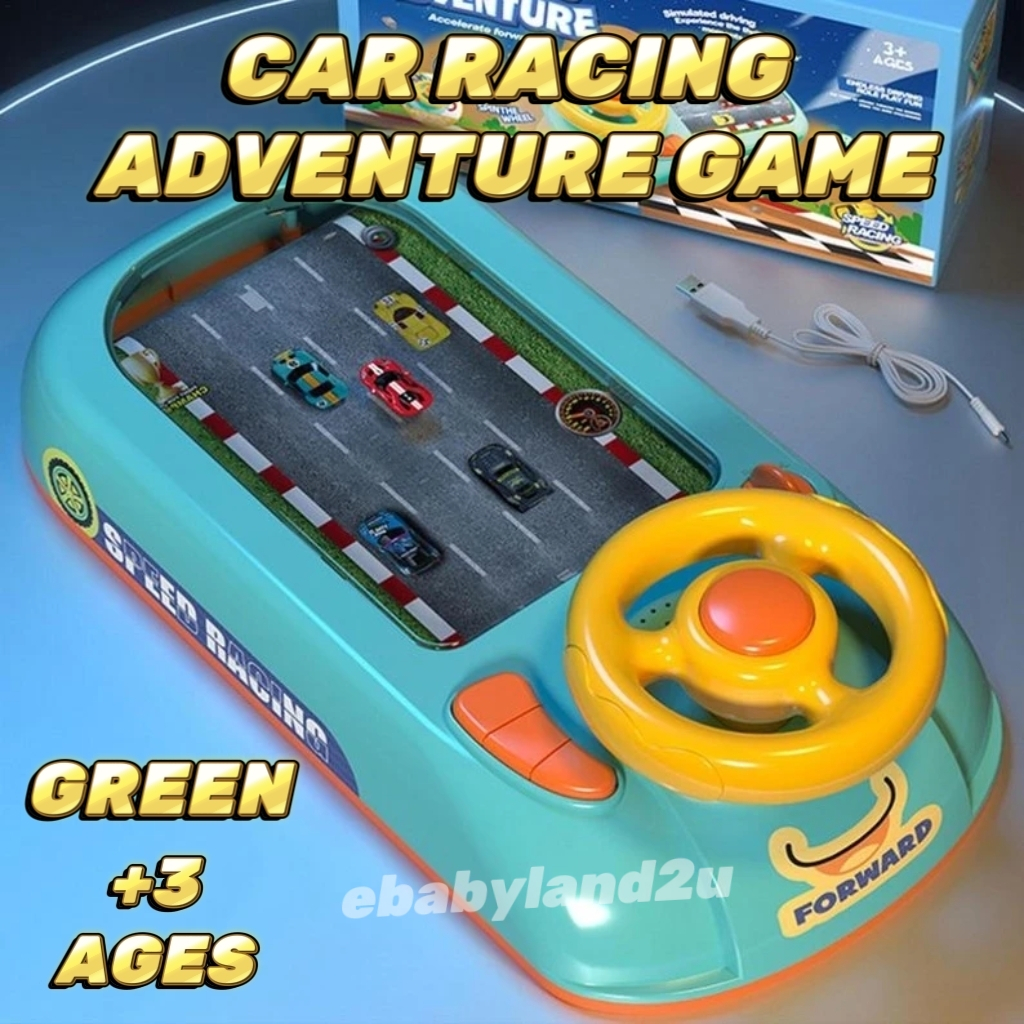 Kids Toy Racing Car Arcade Racing Space Adventure Pretend Play Console ...