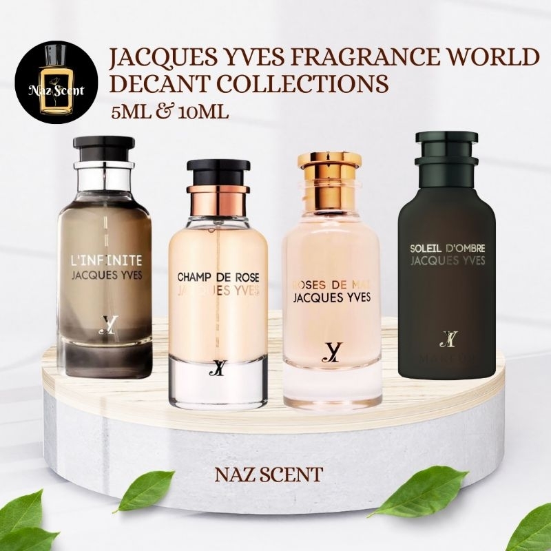 Jacques Yves Fragrance World Decant Collections ( Roses De Mai / Champ ...