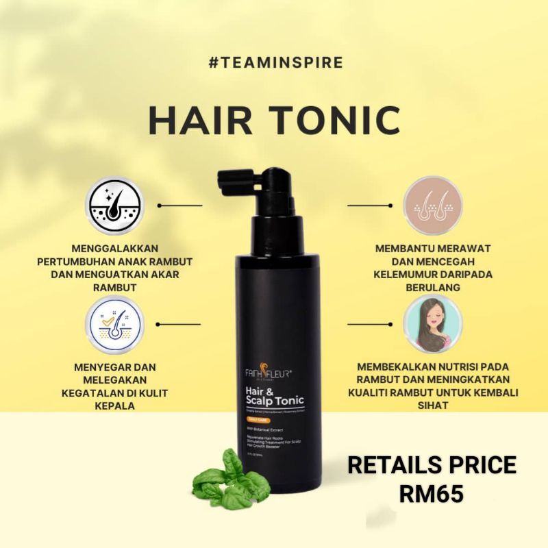 Hair Tonic, Tonik , Rambut Gugur, Botak, Kelemumur, Lebatkan Rambut ...