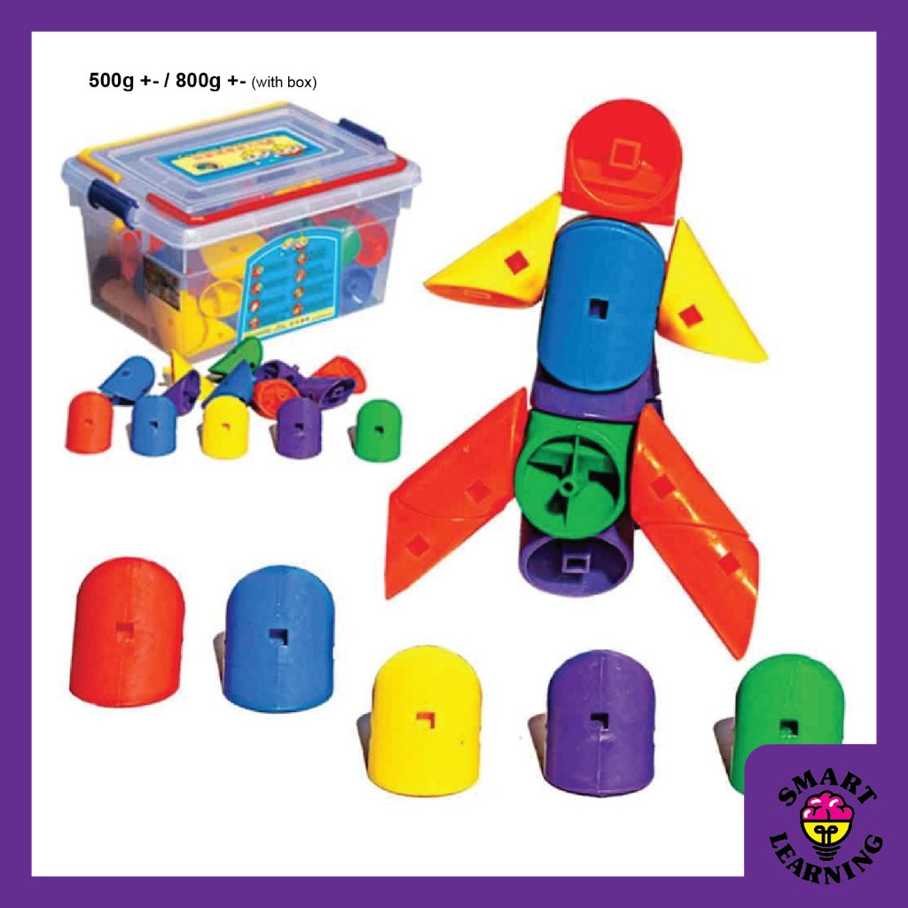 🔥READY STOCK🔥 KIDS CONSTRUCTION TUBES BLOCK SET BUILDING BLOCK PLASTIC ...