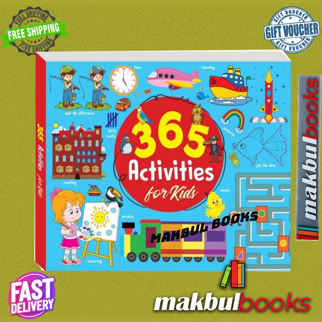 MIND TO MIND: 365 ACTIVITIES BOOK FOR KIDS BLUE BUKU AKTIVITI KANAK ...