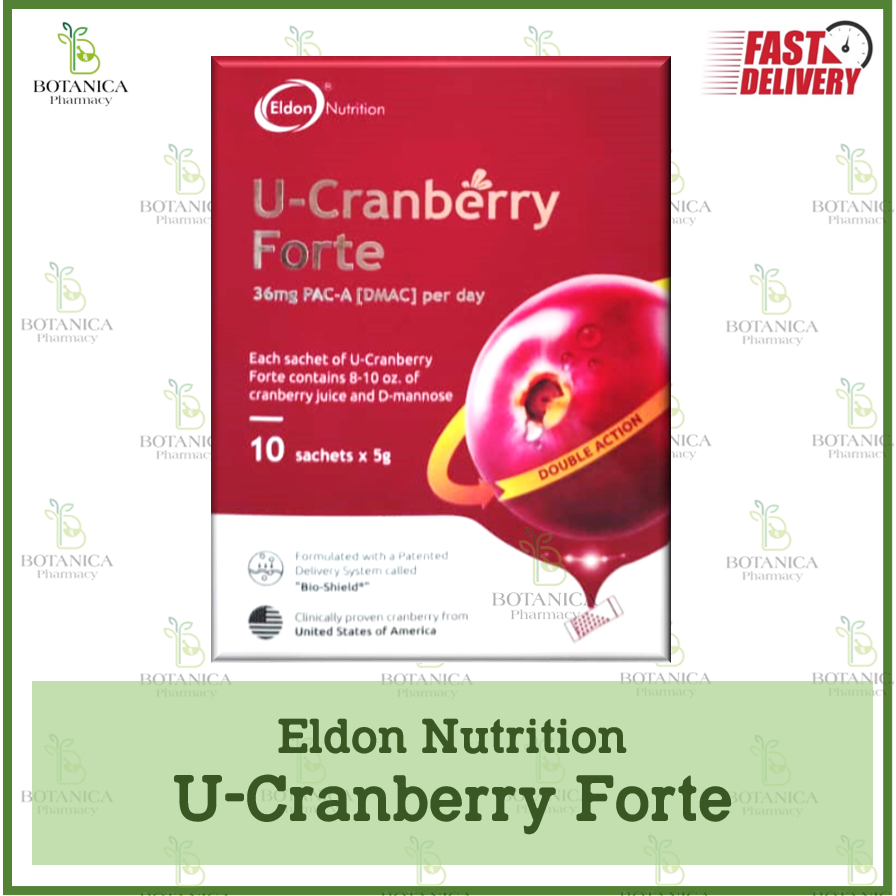 Eldon Nutrition U- Cranberry Forte 5g x 10 sachet (Exp :08/2025 ...