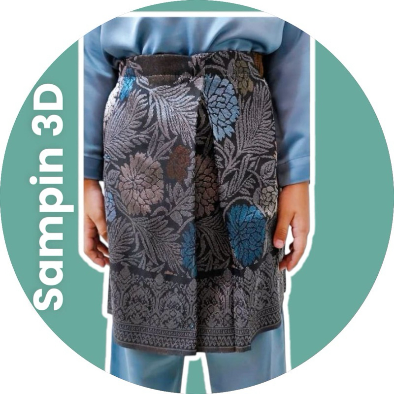 Lokal_Made Sampin Raya Kanak-Kanak Murah Getah Sarung | Shopee Malaysia