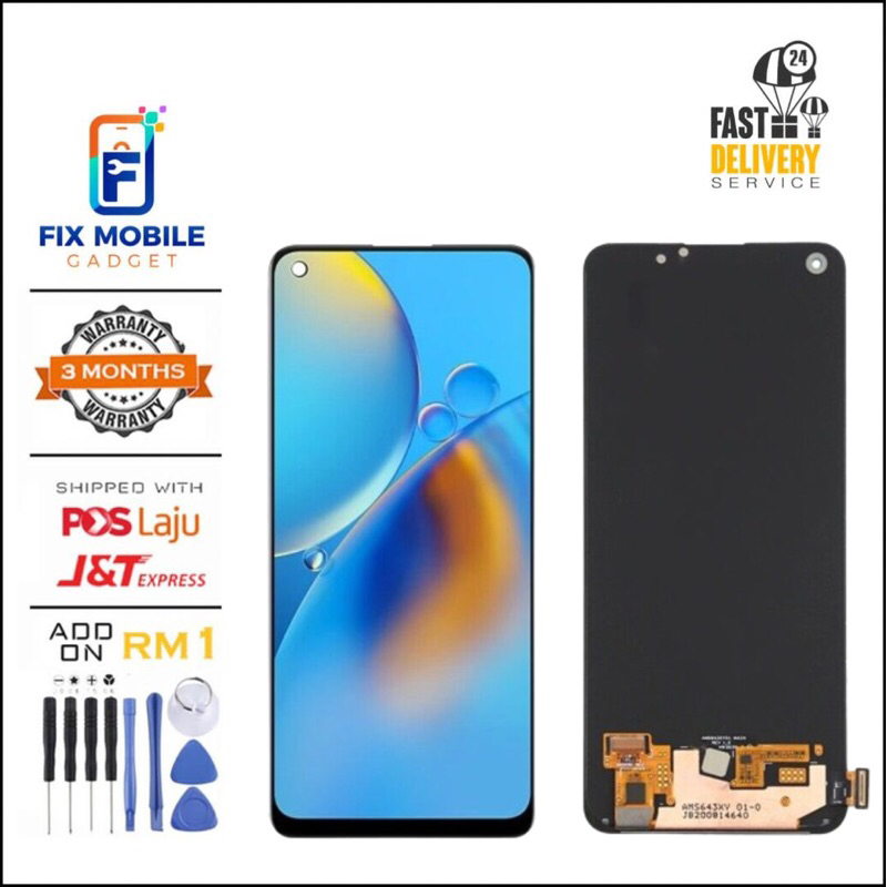 OPPO A74 4G A95 4G RENO 8Z LCD TOUCH SCREEN(3 MONTHS WARRANTY) | Shopee ...