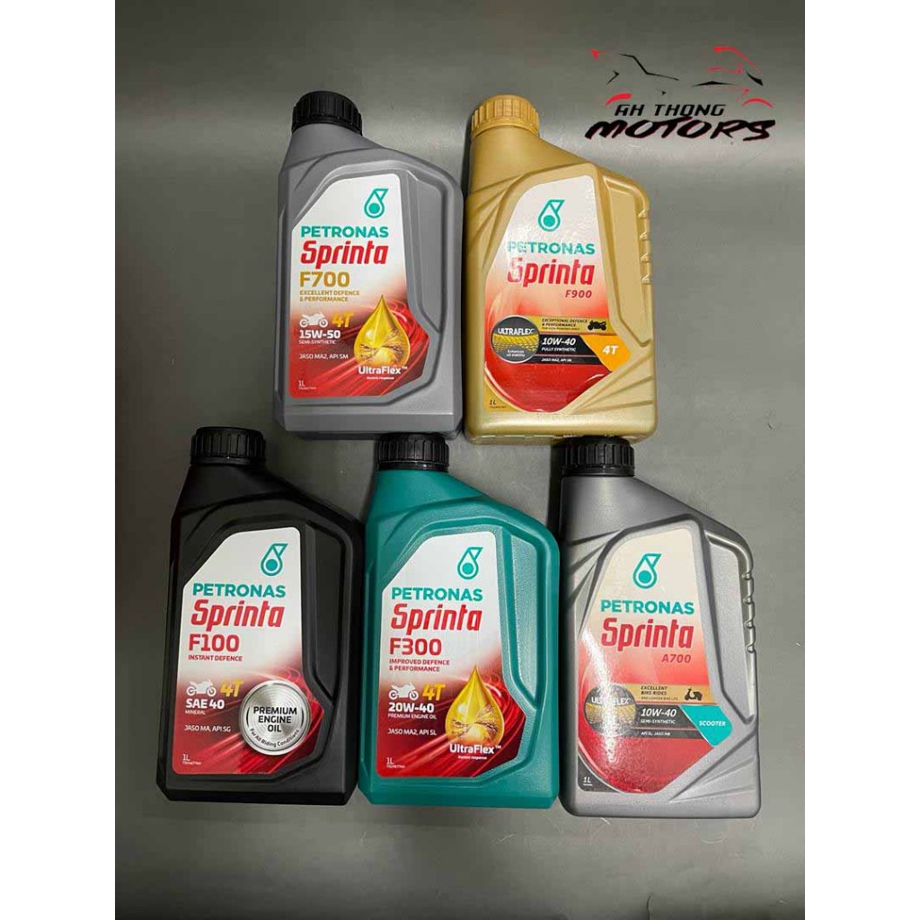 100% ORIGINAL Sprinta Oil 2T/4T F900/F700/F300/F100/A700/T300 (Bukan ...