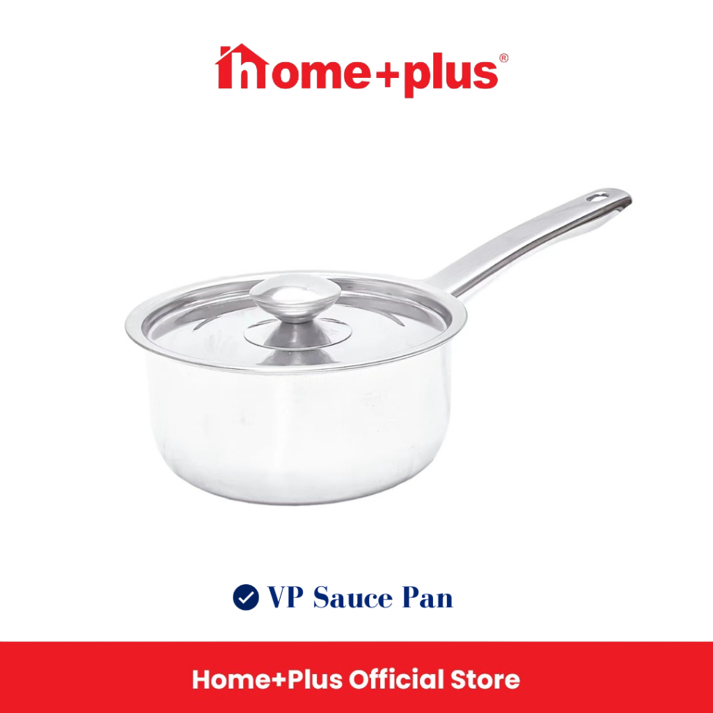 Home+Plus VP 18cm Stainless Steel Sauce Pan with Cover | Camping Sauce ...