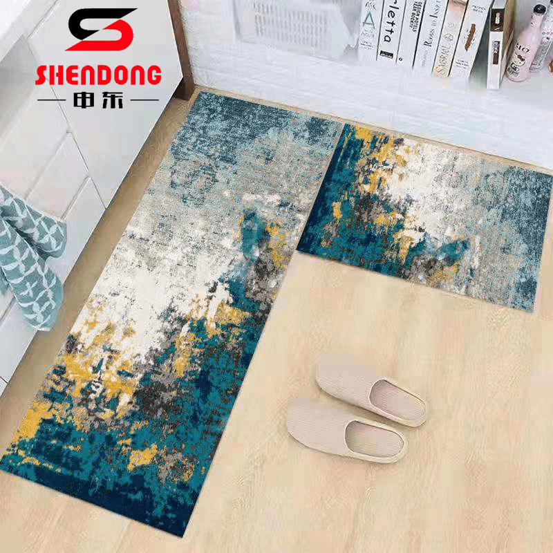 M (40*60 +40*120cm) 2 in 1 Crystal Velvet kitchen mat / Rugs / Floor ...