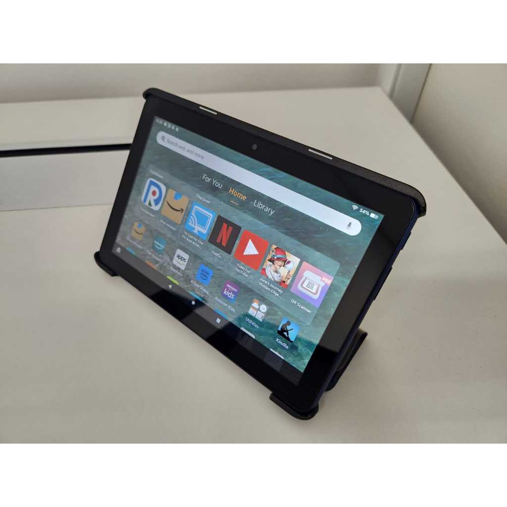 Refurbished Fire HD 8 Tablet Denim 64GB 12th Gen with casing-tip top ...