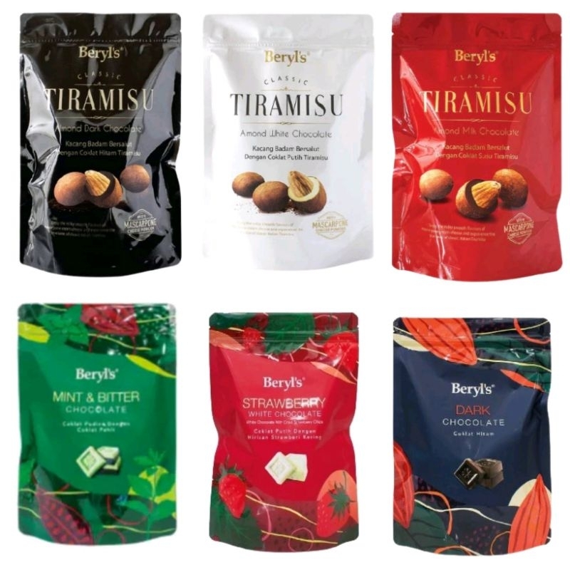 [Ready Stock] Beryl's Chocolate Zip Bag 280G/300G | Shopee Malaysia