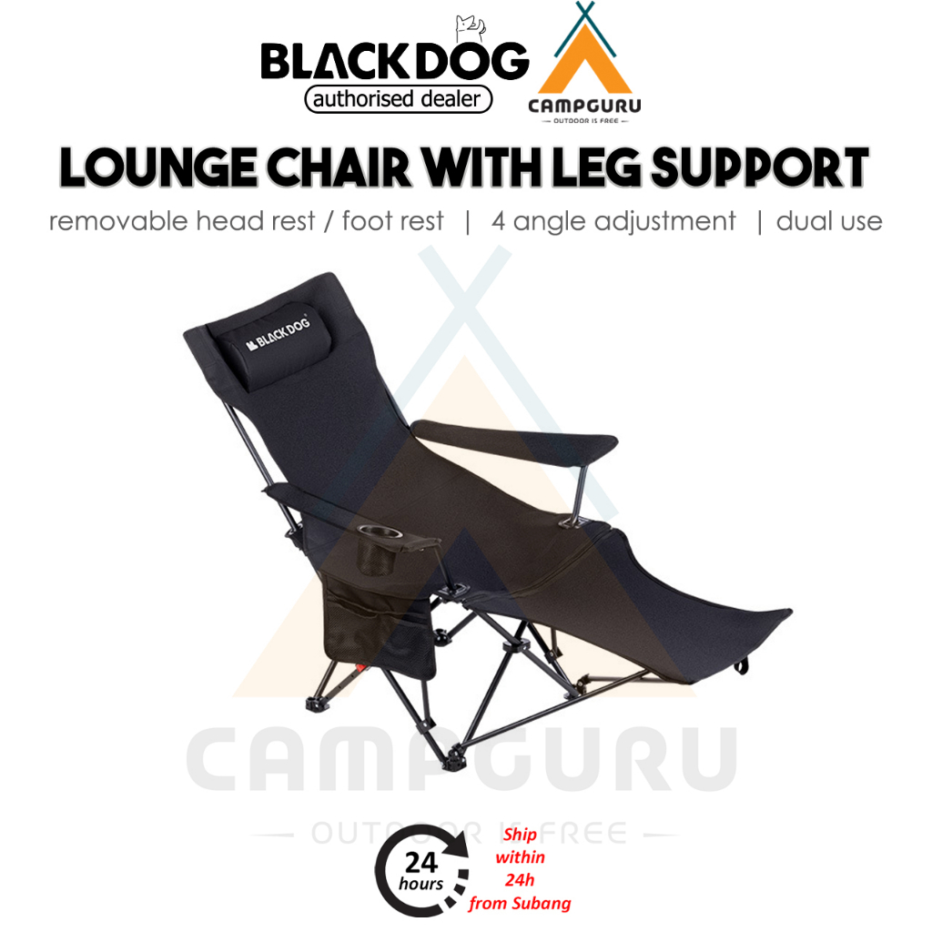 Blackdog Recliner Lounge Chair Foldable Foot Rest Removable Leg Rest ...