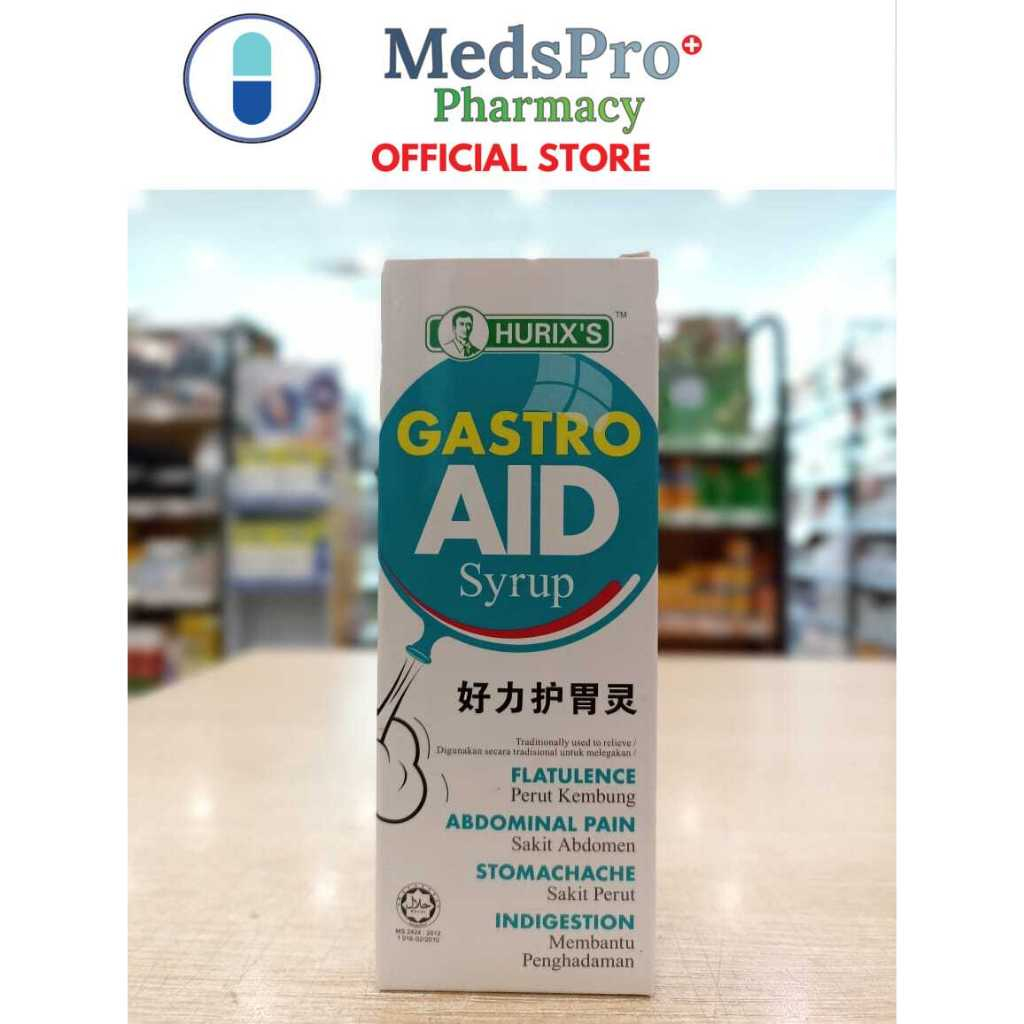 Pharmacy Hurix's Gastro Aid Syrup 100ml (EXP 03/2027) | Shopee Malaysia